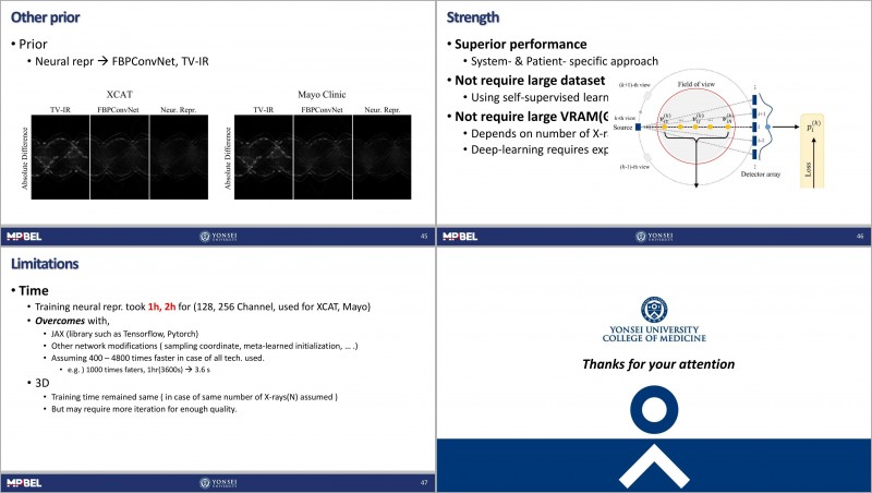 [Journal Club] A streak artifact reduction algorithm in sparse-view CT > Seminar | MPBEL | 연세 의학 ...